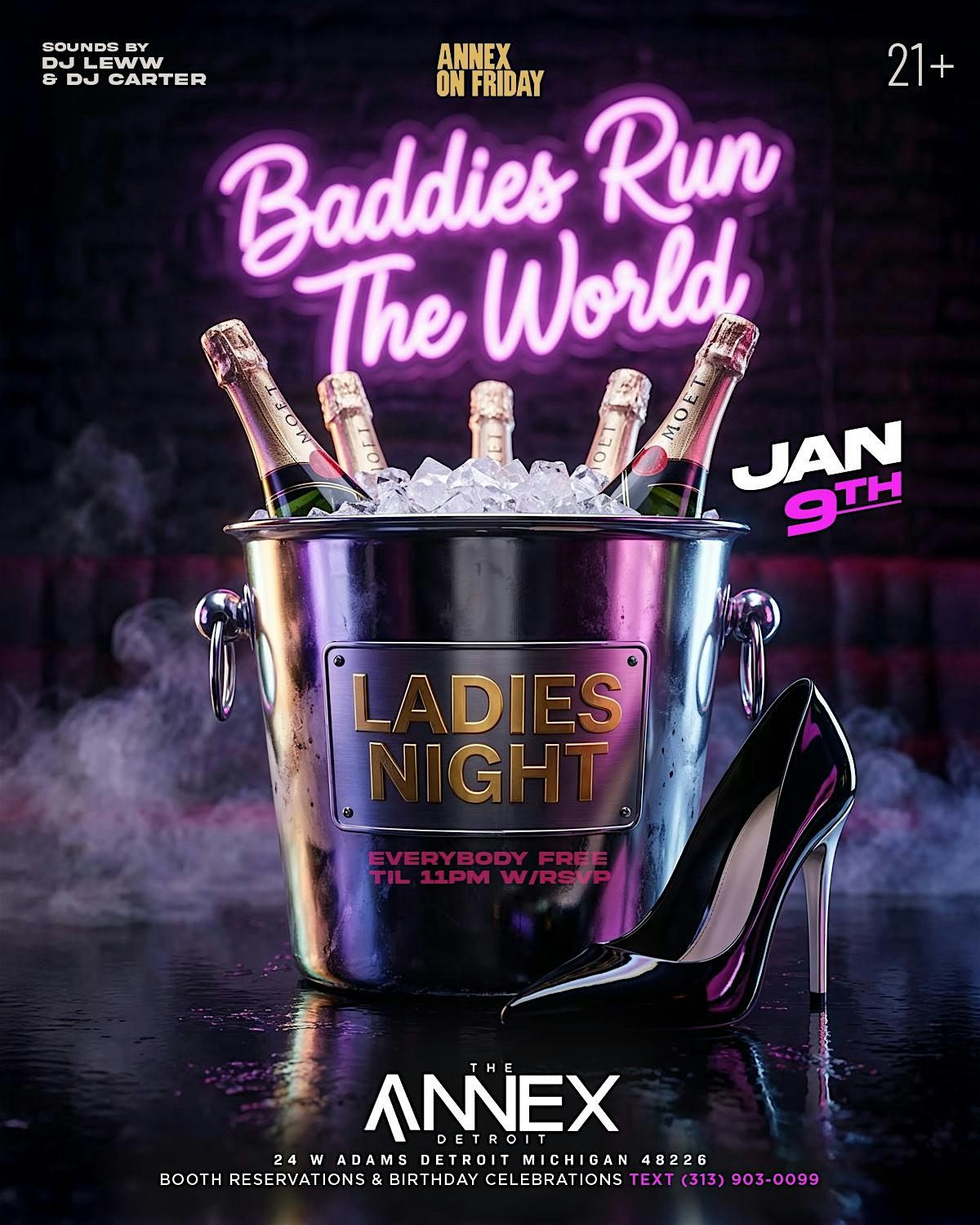 ANNEX FRIDAYS presents BADDIES RUN THE WORLD, LADIES NIGHT, Annex ...