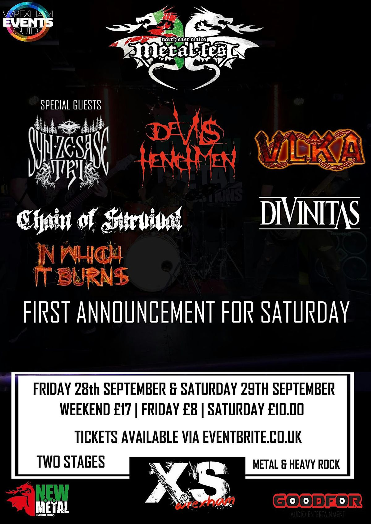 N.E.W Metal Fest: Syn Ze Sase Tri | Devils Henchmen | VLKA +more, Xs ...