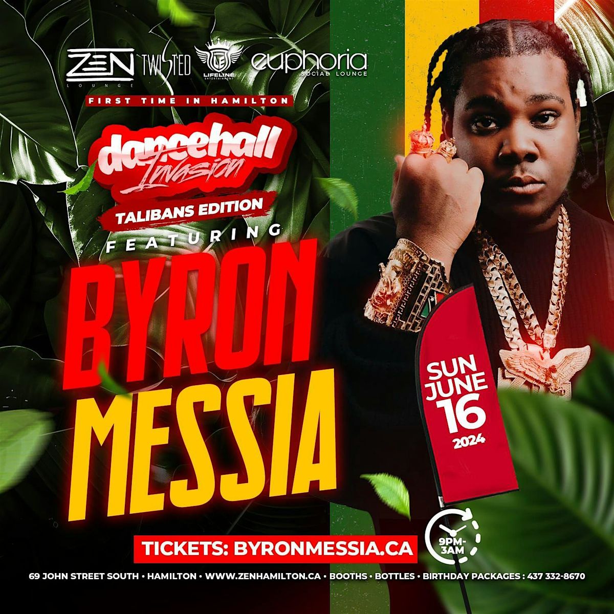 Dancehall Inavsion | Taliban Edition Ft Byron Messia | June 16th, Zen ...