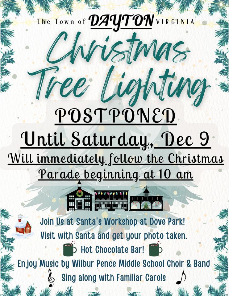 Town Of Dayton Tree Lighting, College Street Pavillion, Mount Crawford ...