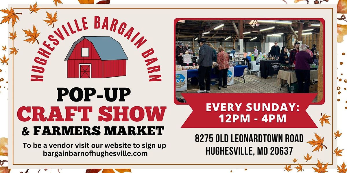 Fall Pop-up Craft Show & Farmers Market, 8275 Old Leonardtown Rd ...