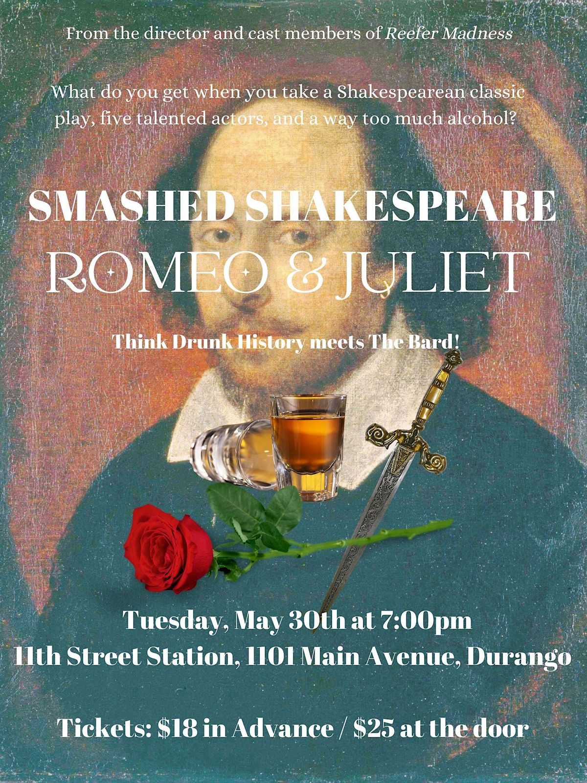 Smashed Shakespeare - Romeo & Juliet, 11th Street Station, Durango, 30 ...