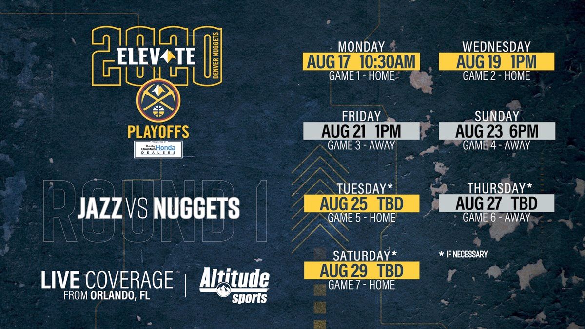 NBA Finals: Denver Nuggets vs. TBD - Home Game 1 (Date: TBD - If ...