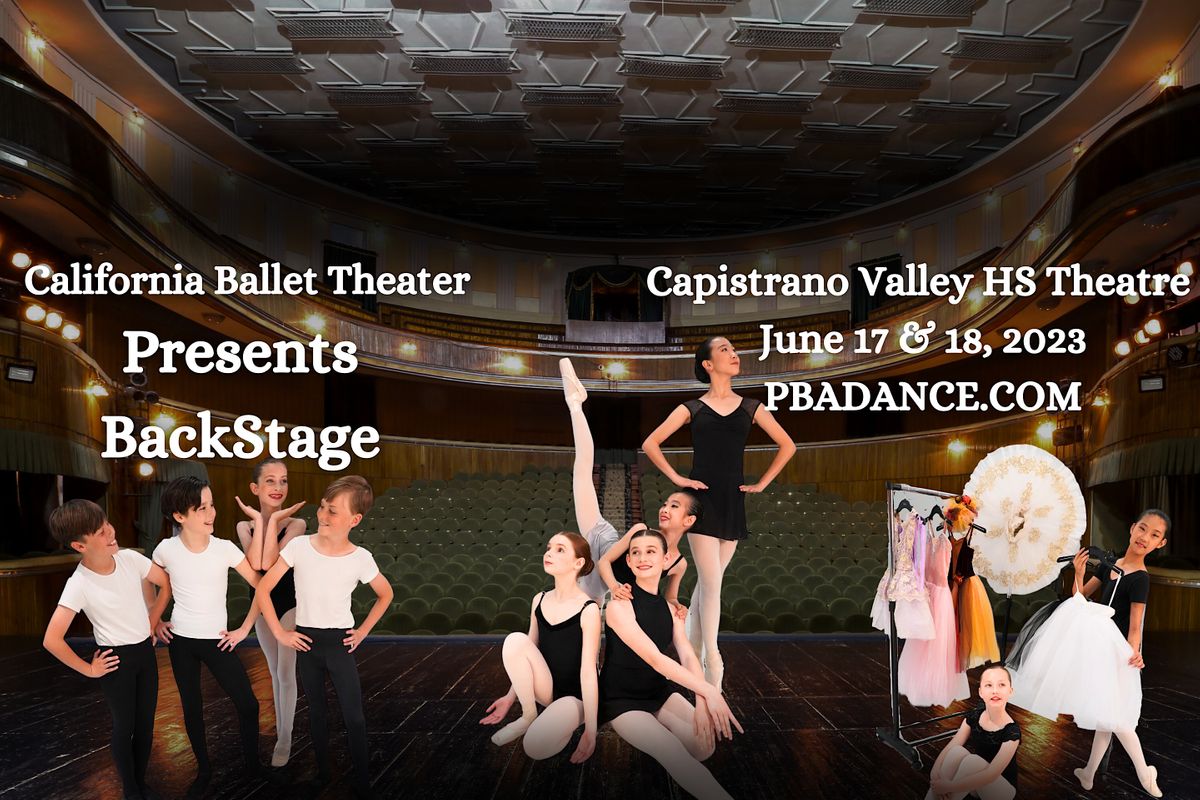 BackStage Presented by CBT & PBA, Capistrano Valley High School ...