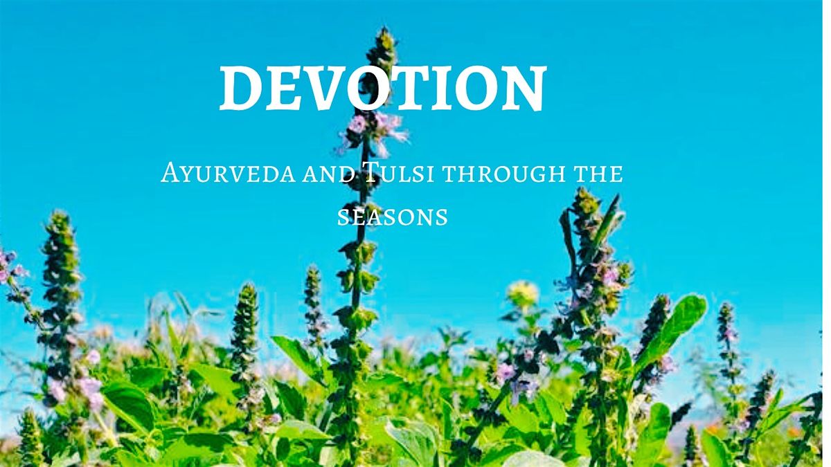 DEVOTION: Ayurveda & Tulsi through the Seasons, Sunol, 4 May 2024 ...