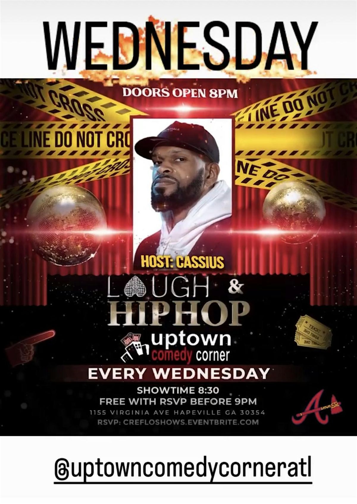 Laugh & Hip Hop Wednesdays Hosted by Cassius, Atlanta's Original Uptown ...