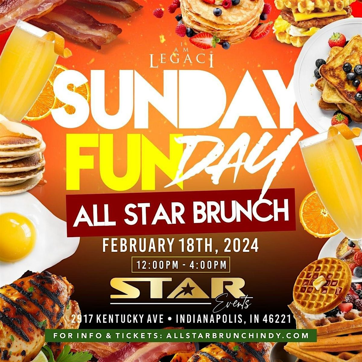 SUNDAY FUNDAY ALL STAR BRUNCH | INDIANAPOLIS ALL STAR WEEKEND 2024 ...