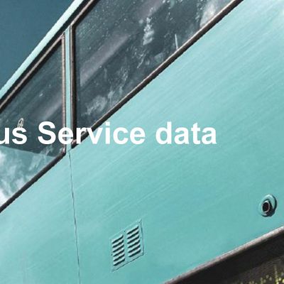 Flexible Bus Service Data in the Bus Open Data Service, September 14 ...