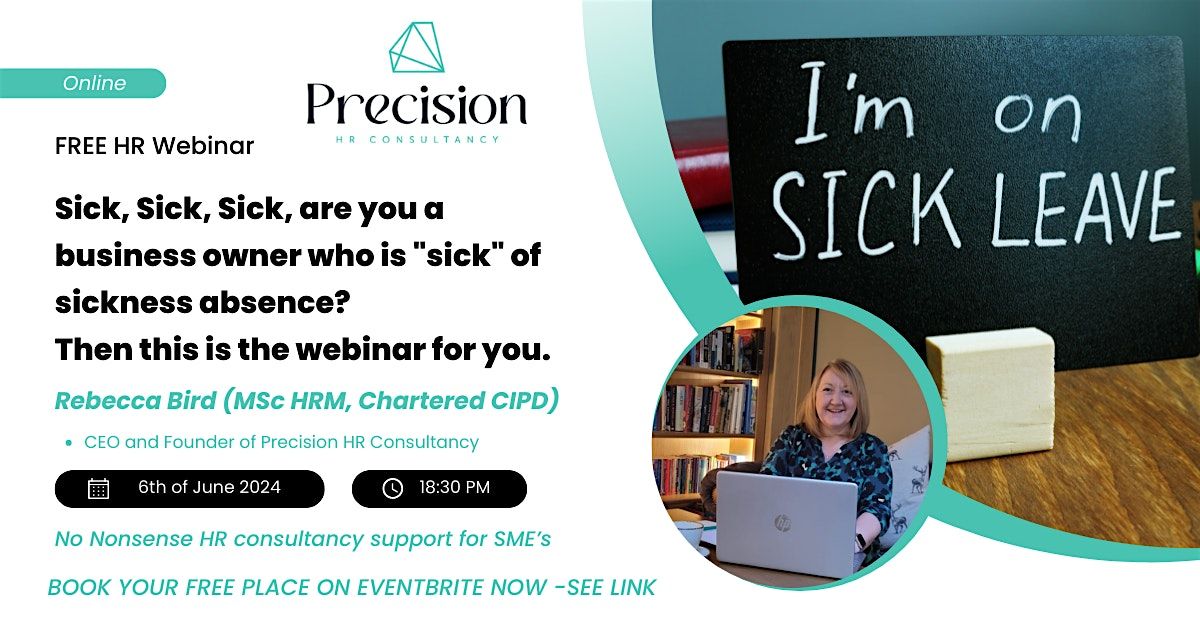 Sick, Sick, Sick are you business owner "sick" of sickness absence ...