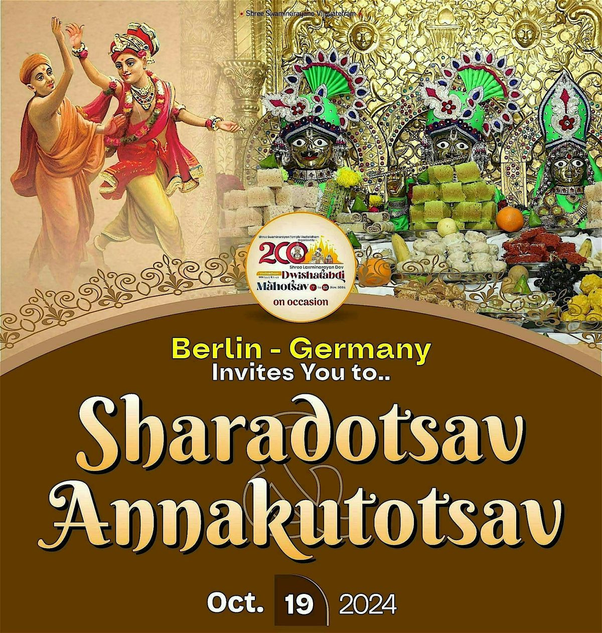 Shree Swaminarayan Dwishatabdi Raas and Ankoot Utsav, Sri Ganesha Hindu ...
