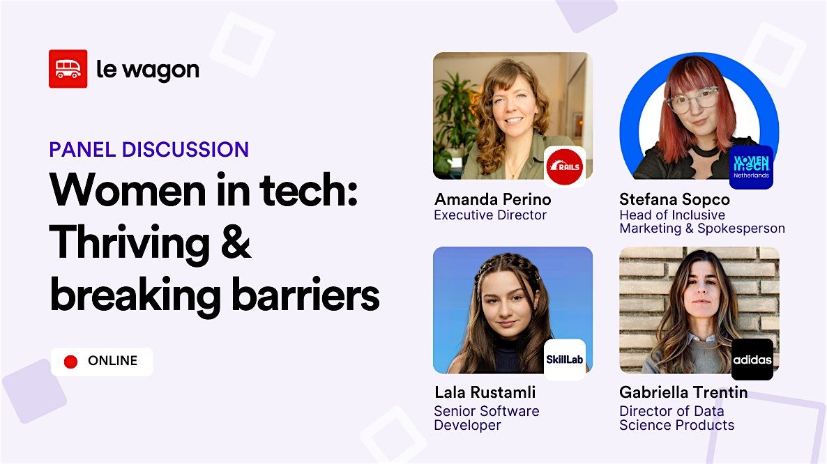 Women in Tech Panel: Thriving & Breaking Barriers, March 7 2024 ...
