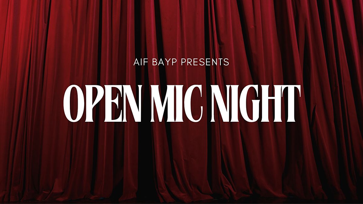 AIF BAYP Open Mic Night, Milk Bar, San Francisco, 20 January 2024 ...