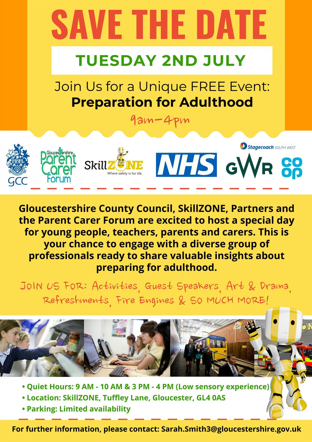 Preparation For Adulthood Event, SkillZONE, Tuffley, 2 July 2024 | AllEvents.in