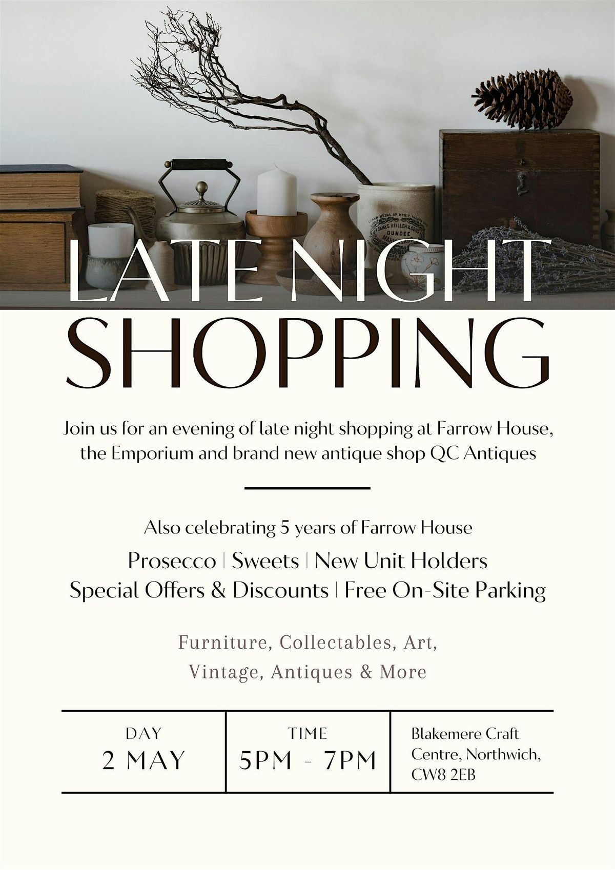 Late Night Shopping at Blakemere Craft Centre, Blakemere Craft Centre ...