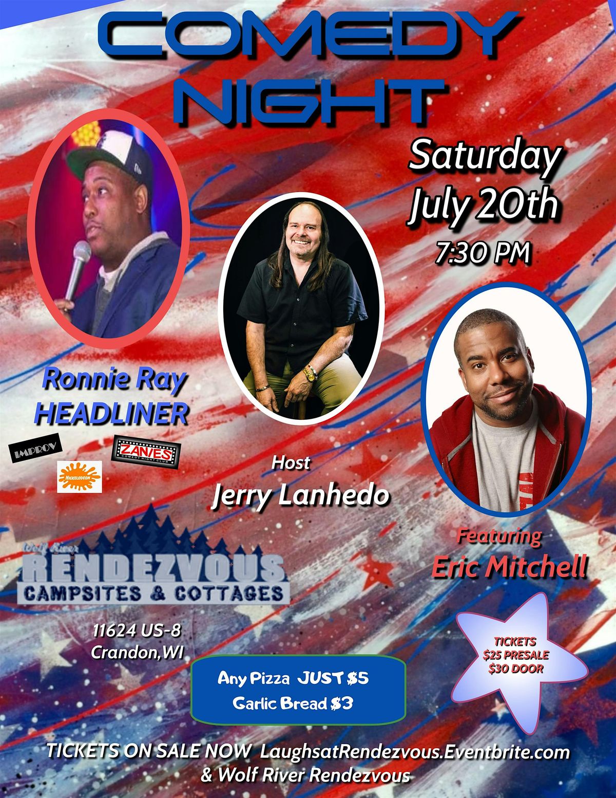 CRANDON-Wolf River Rendezvous COMEDY NIGHT, Wolf River Rendezvous ...