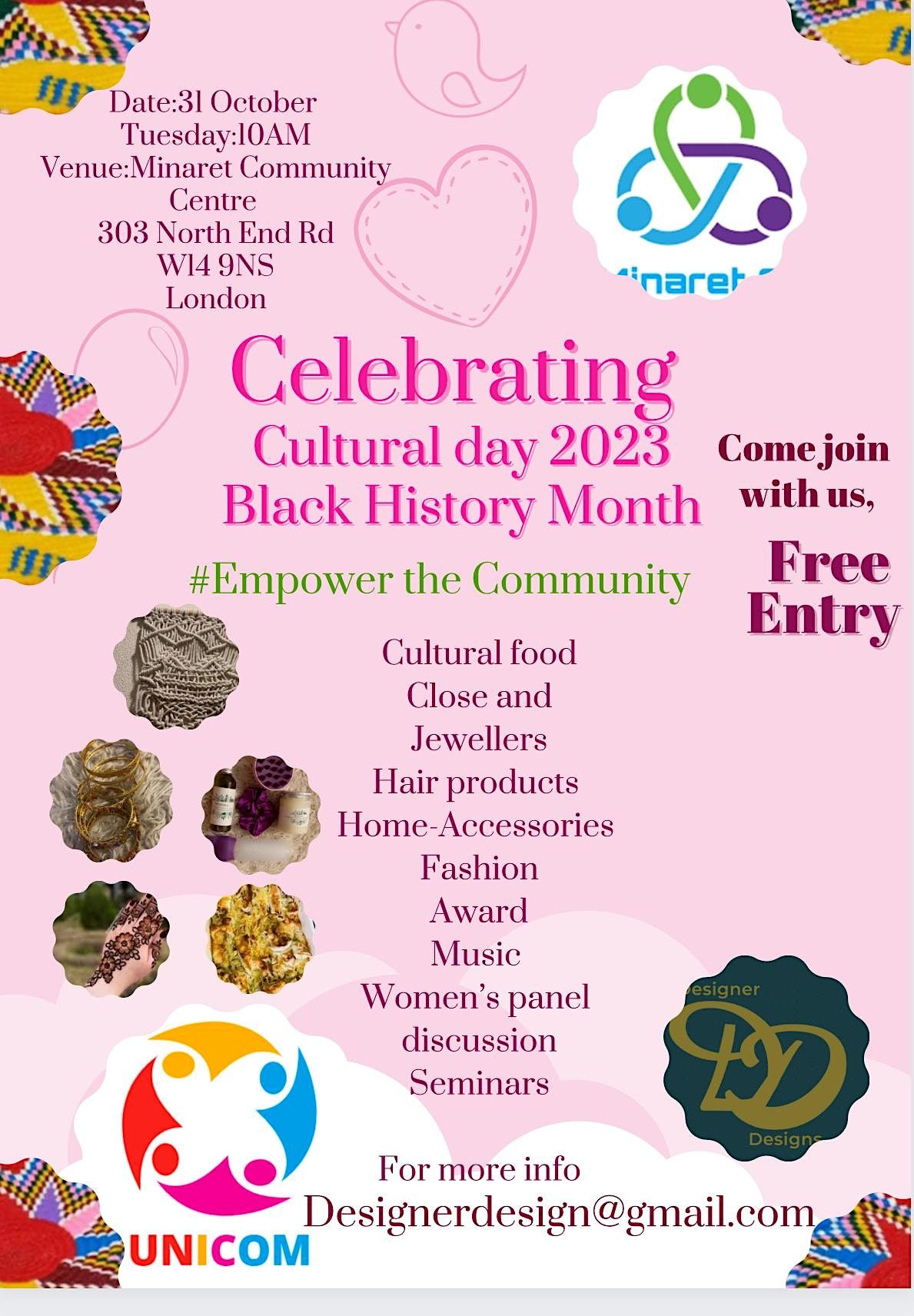Celebrating Cultural day and Black History month, The Minaret Community ...