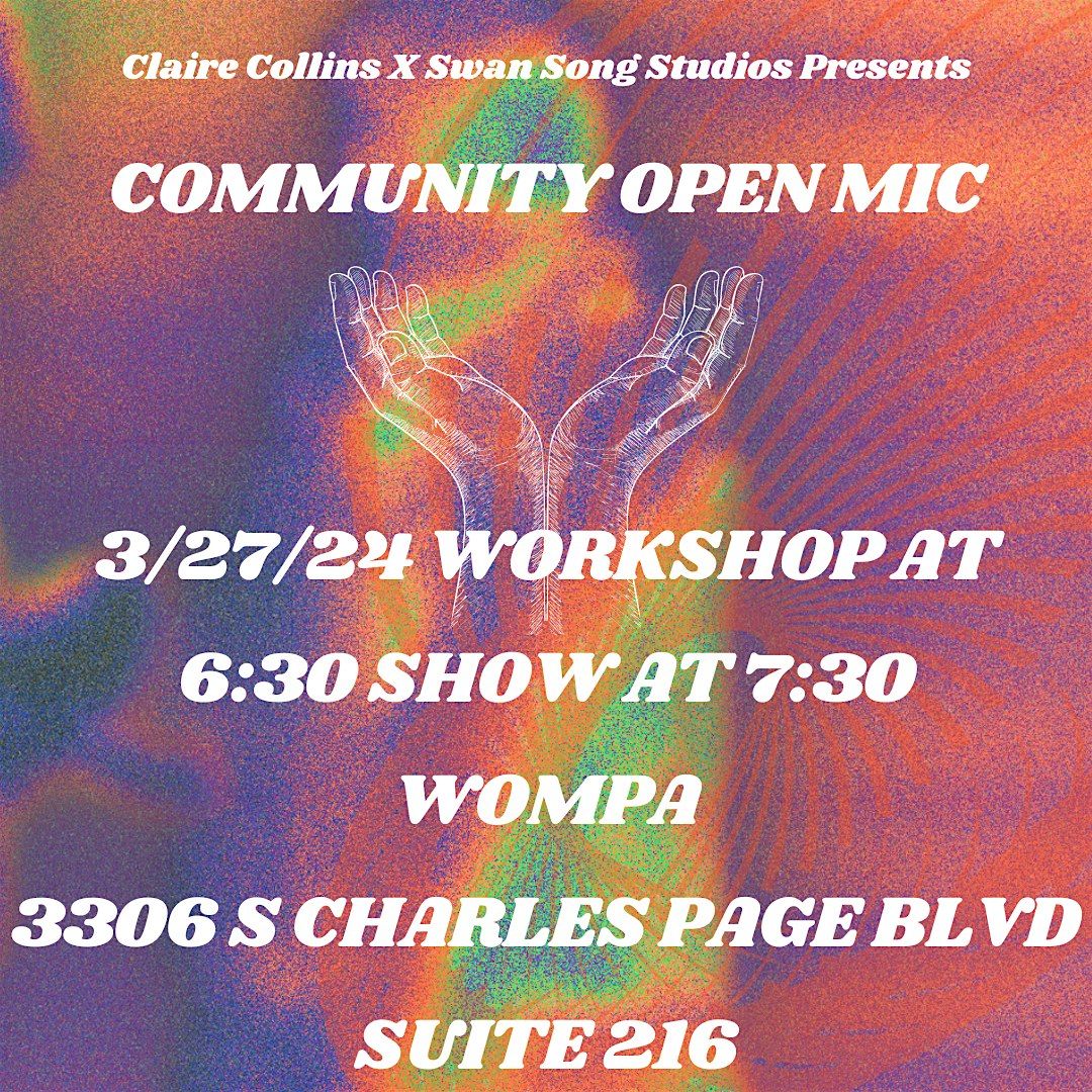 Community Open Mic, Wompa, Tulsa, 27 March 2024 | AllEvents