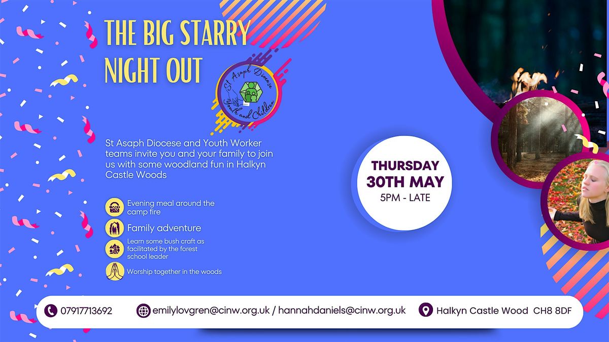 The Big Starry Night Out, Halkyn Castle Wood, Holywell, 30 May 2024 ...