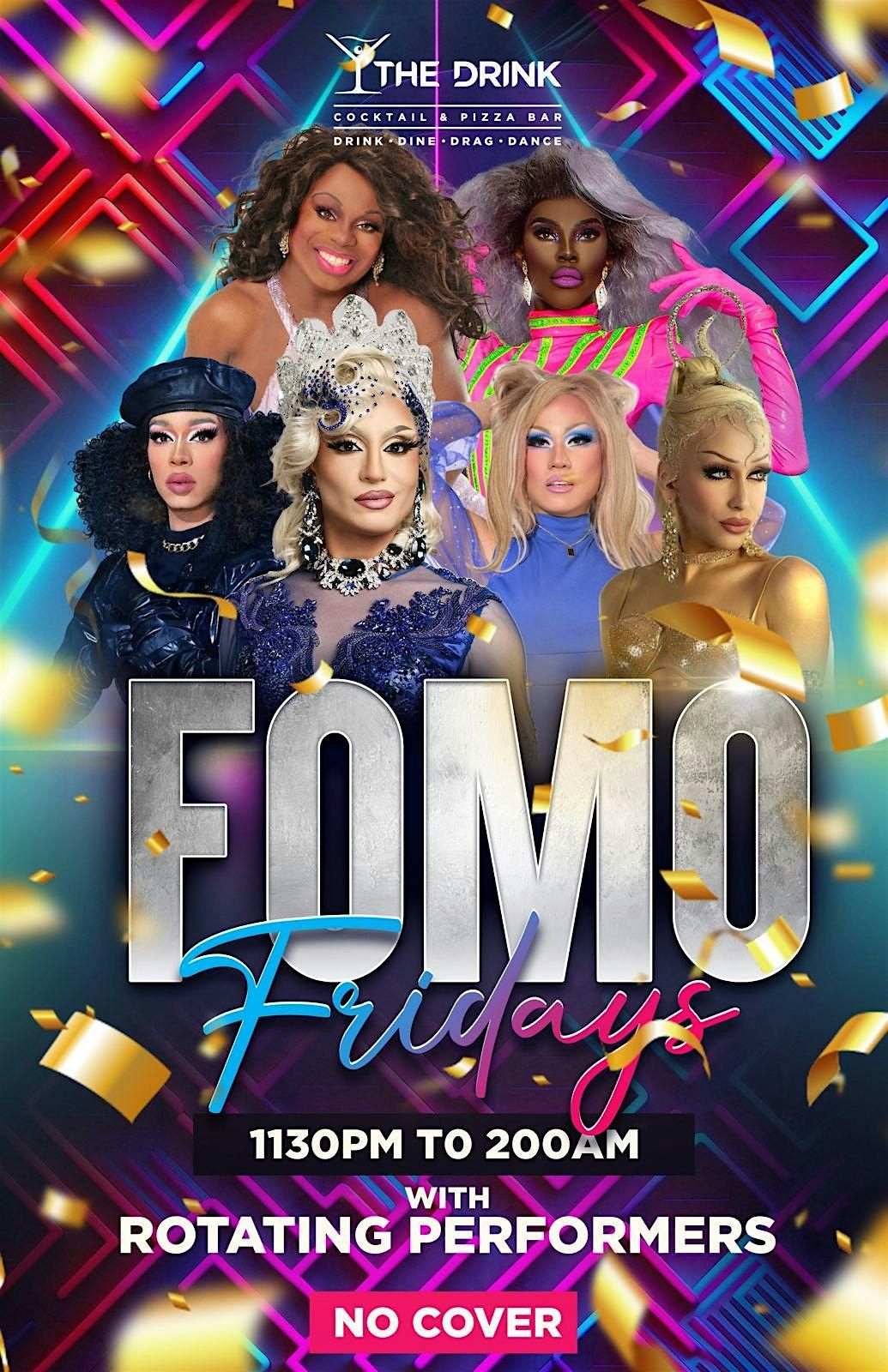 FOMO Fridays Drag Party!, The Drink, Toronto, 16 February to 25 May | AllEvents