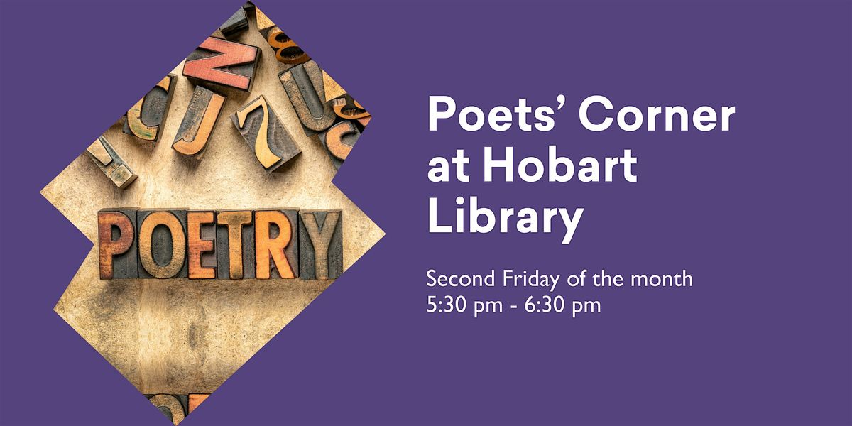 Poets Corner at Hobart Library, Hobart Library, 9 August 2024 ...