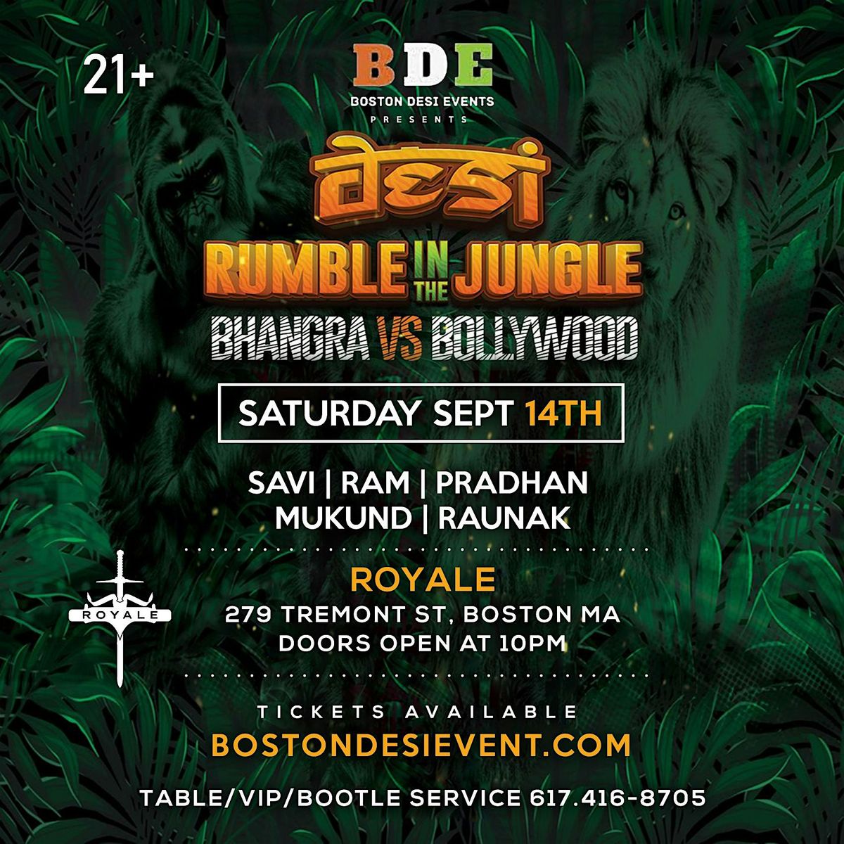 DESI - RUMBLE IN THE JUNGLE - BHANGRA VS BOLLYWOOD VS TOLLYWOOD ...