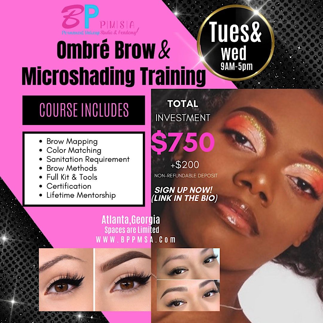 Ombré Brow/Nano/Combination Training, 29 March 2023 | AllEvents.in ...