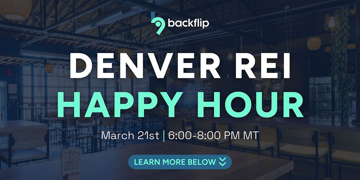 Denver Real Estate Investor Happy Hour, Public Offering Brewing Co ...