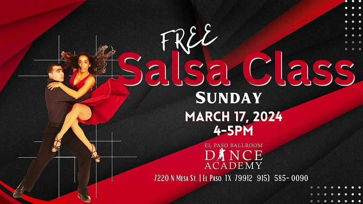 FREE Salsa Group Class, El Paso Ballroom Dance Academy 7220 N Mesa St ...