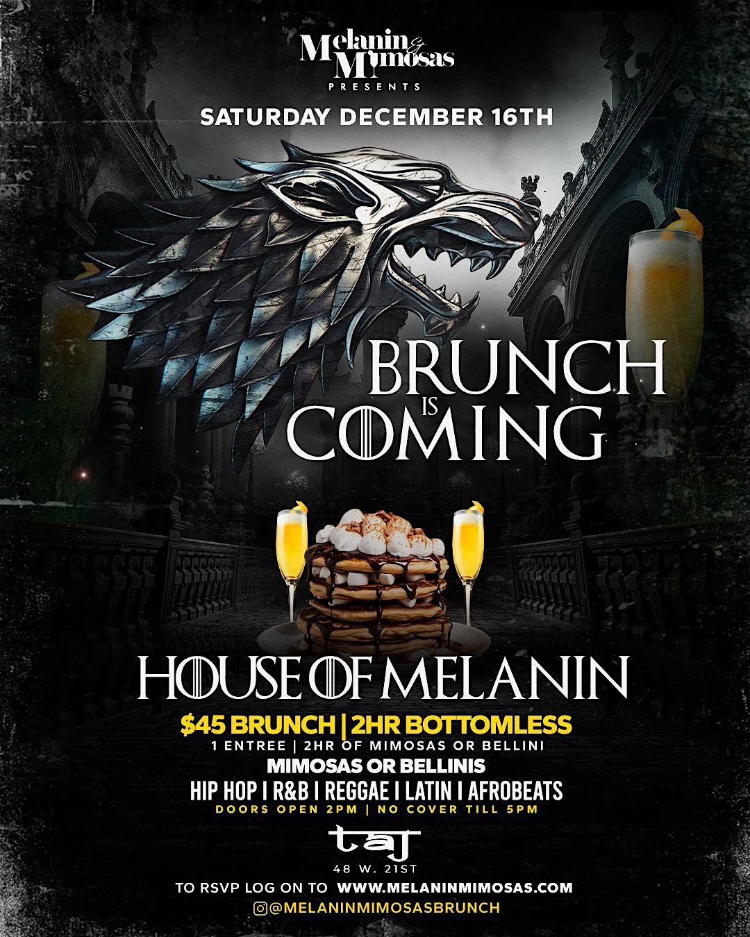 MELANIN & MIMOSAS Saturday Brunch and Day Party, Taj II Lounge and ...