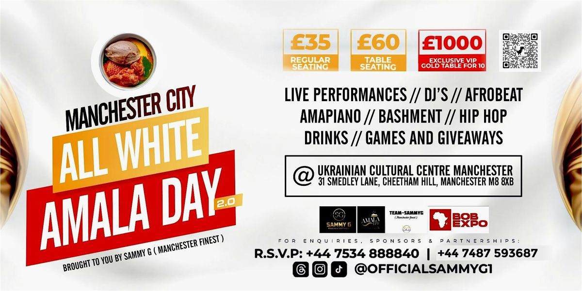 MANCHESTER CITY ALL WHITE AMALA DAY, Ukrainian Cultural Centre 'Dnipro ...