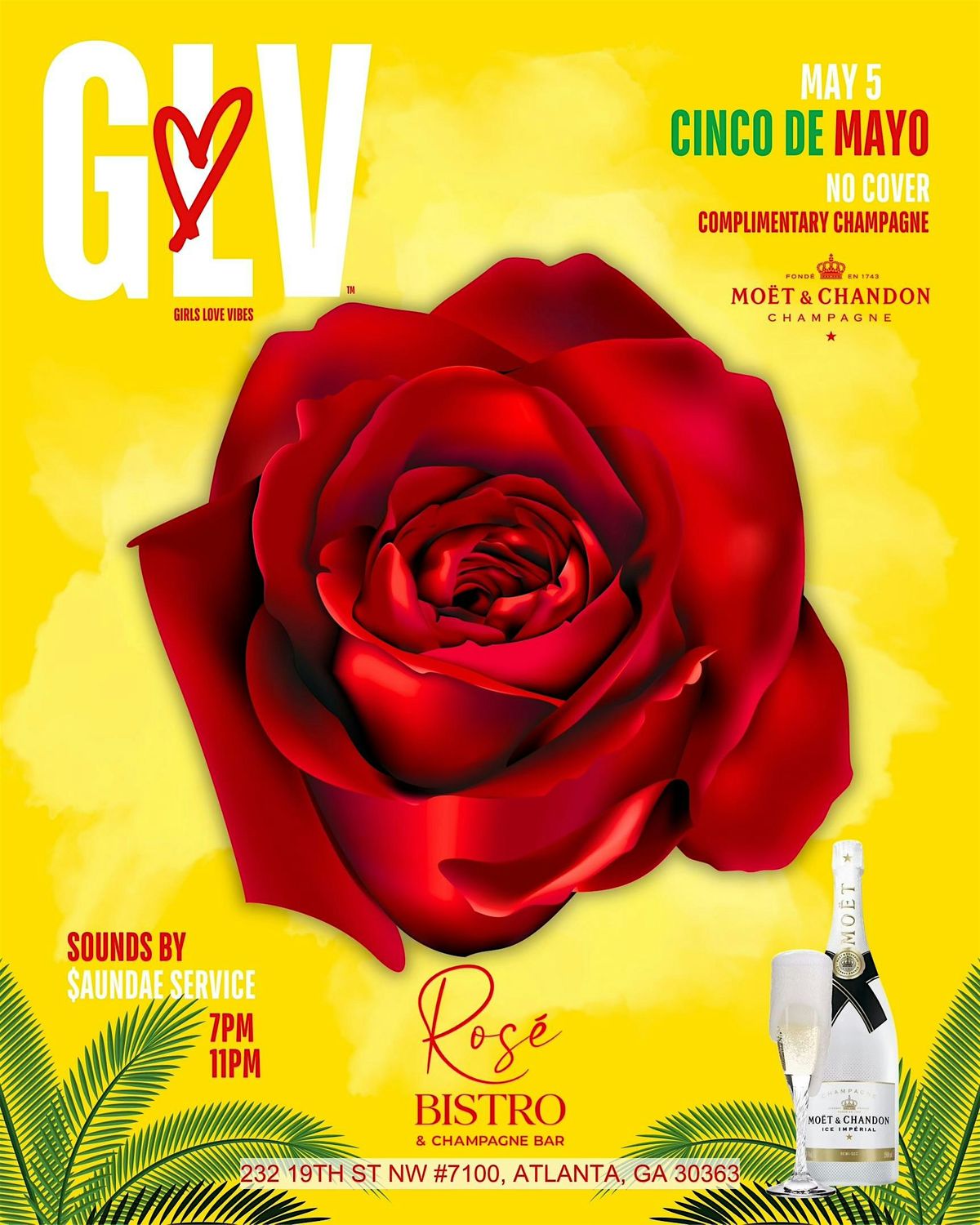 GIRLS LOVE VIBES, Rosé Bistro & Champagne Bar, Atlanta, 5 May 2024 ...