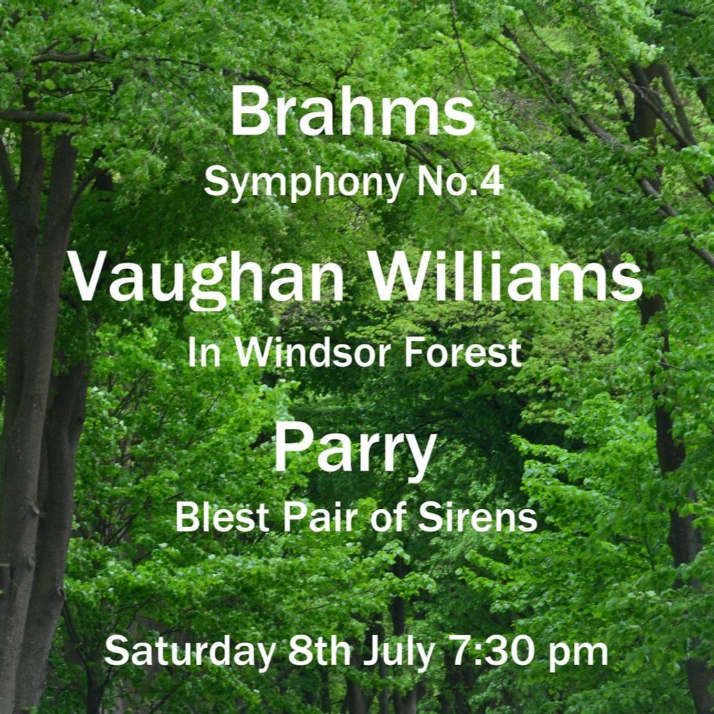 Concert of Brahms, Parry and Vaughan Williams, Trinity Church Centre ...
