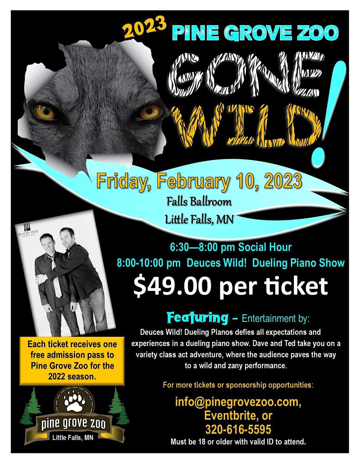 Pine Grove Zoo "Zoo Gone Wild" Coming out of Hibernation Event, Falls ...
