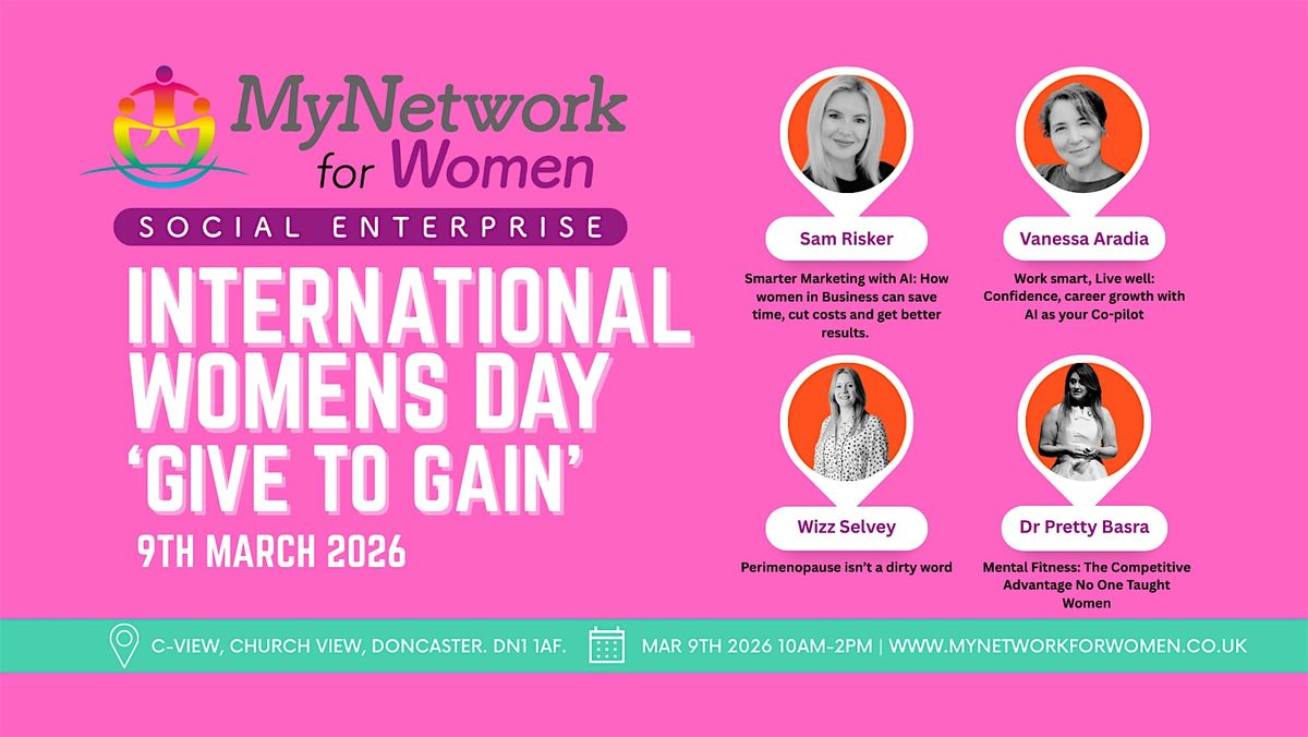 International Womens Day 2026 Give To Gain C View Doncaster 9
