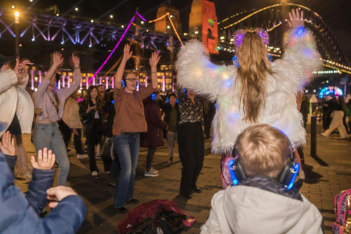 Silent Disco Party Walk - Vivid Tours - Barangaroo, Barangaroo ...