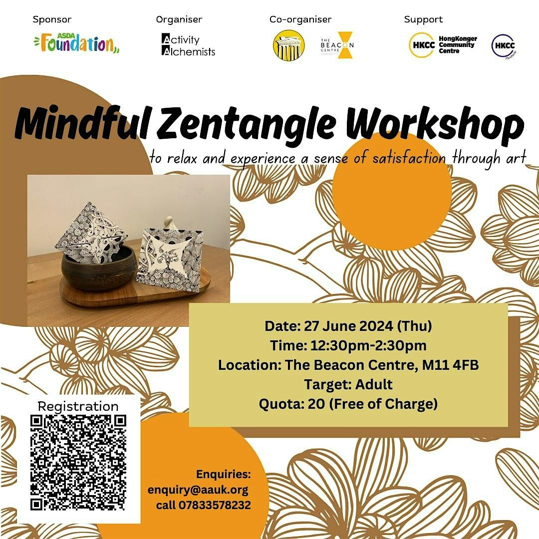 Mindful Zentangle Art Workshop by Activity Alchemists, 131 Barrington ...
