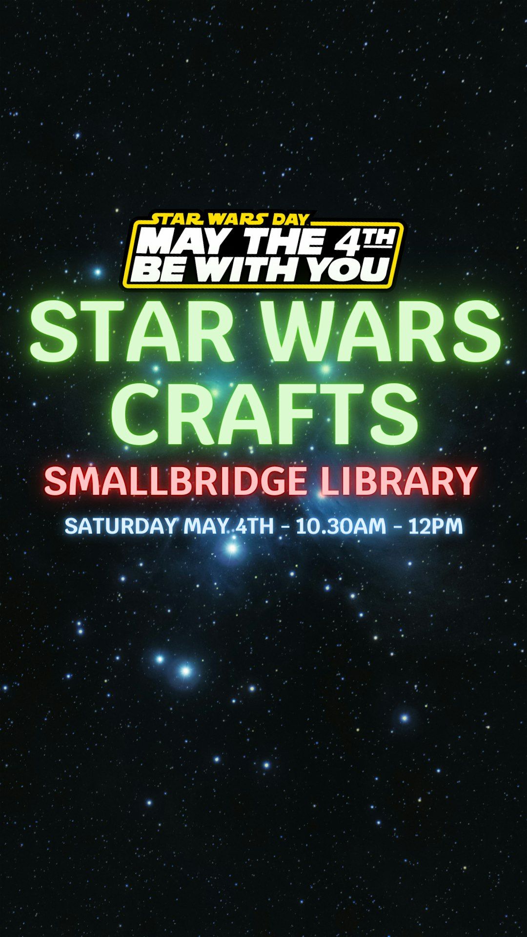 Star Wars Day Crafts, Smallbridge Library, 4 May 2024 | AllEvents.in