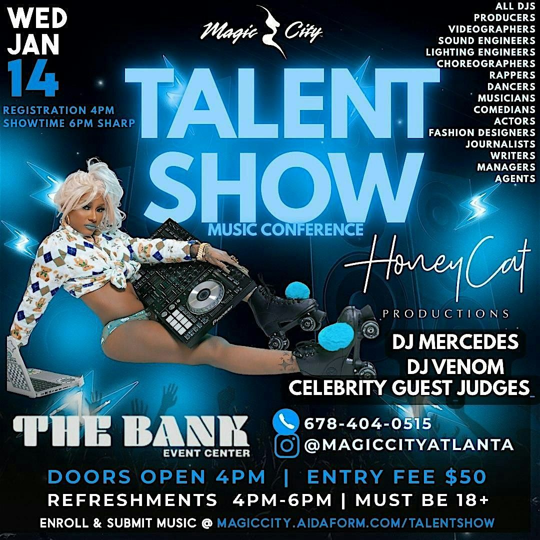 Magic City Talent Show, The Bank, Atlanta, 14 January 2026 | AllEvents