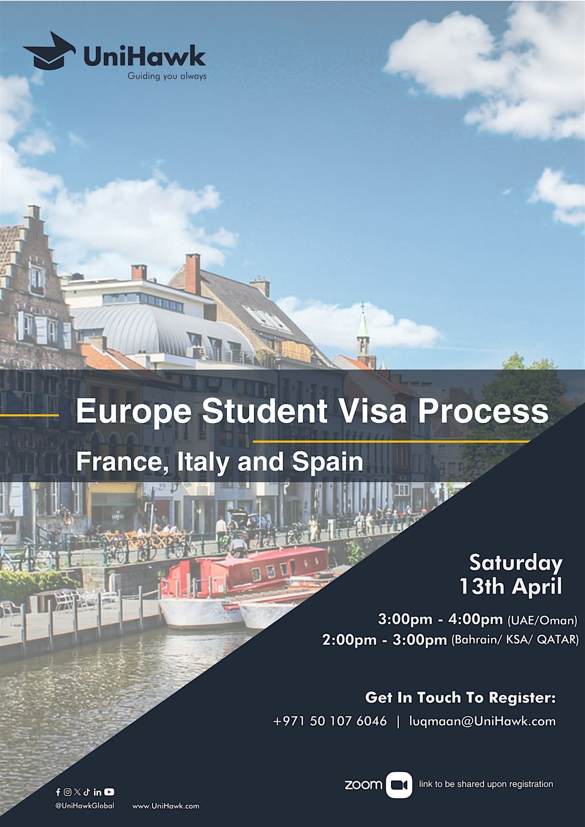 Europe Student Visa Process - France, Italy and Spain, April 13 2024 ...