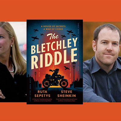 Ruta Sepetys and Steve Sheinkin, authors of THE BLETCHLEY RIDDLE ...