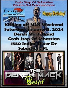 Your favorite R&B band Derek Mack is back! The show starts at 6pm! Hope ...