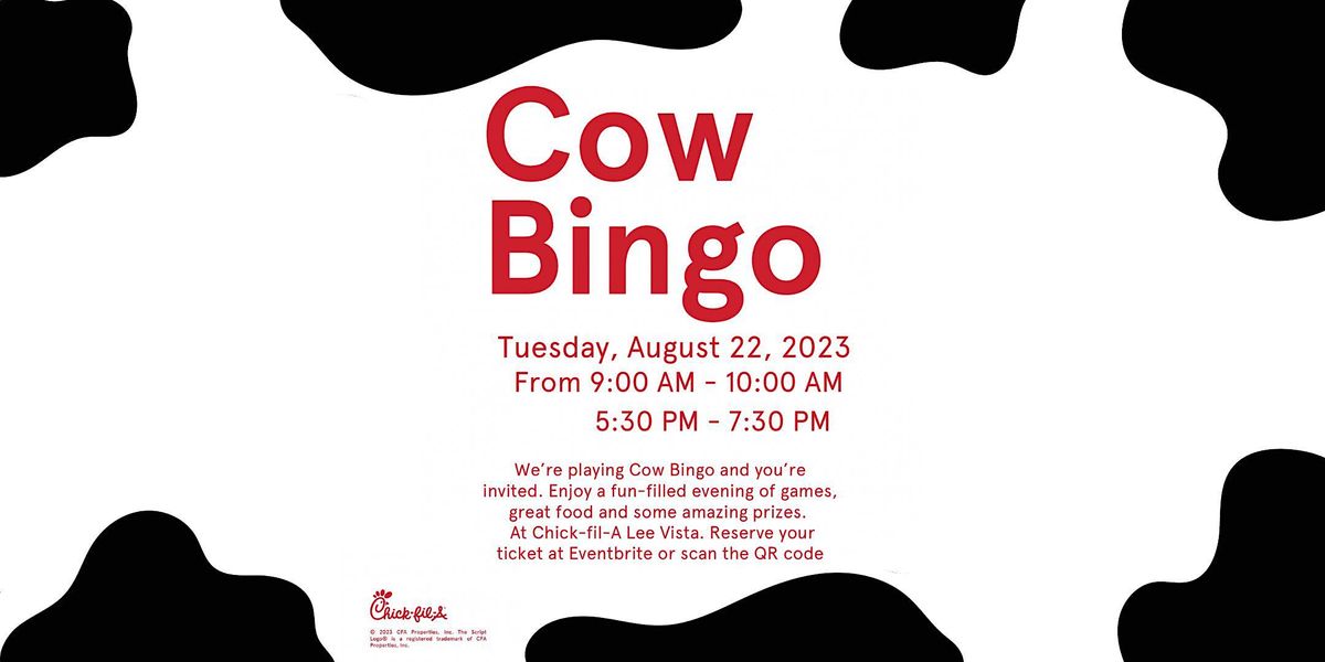 Copy of Copy of Cow Bingo, 6350 S Semoran Blvd, Orlando, 22 August to 2 ...