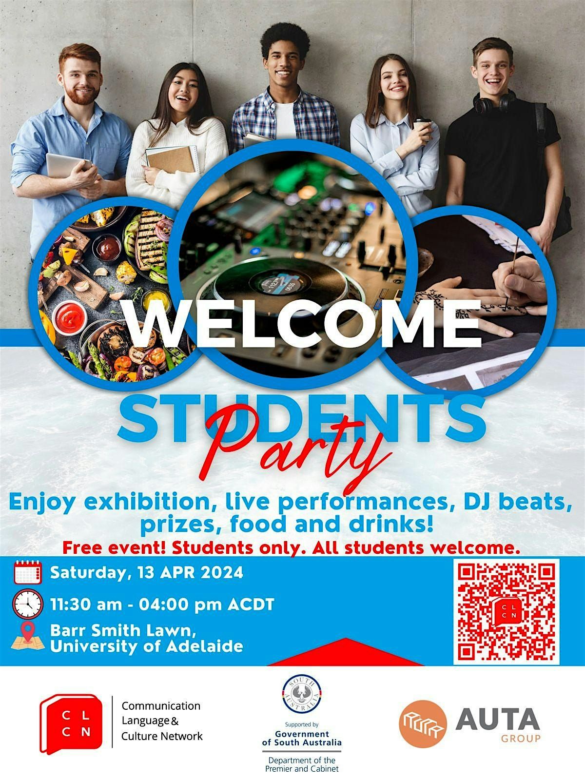 Welcome Students Party, Barr Smith Lawns, Adelaide, 20 April 2024 ...
