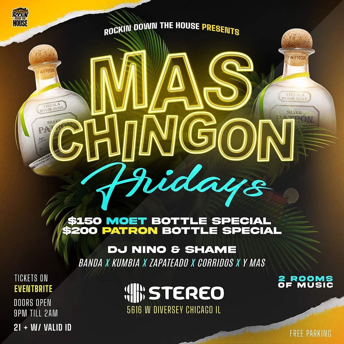 Mas Chingon Fridays @ Stereo Nightclub, Stereo Nightclub, Chicago, 27 ...