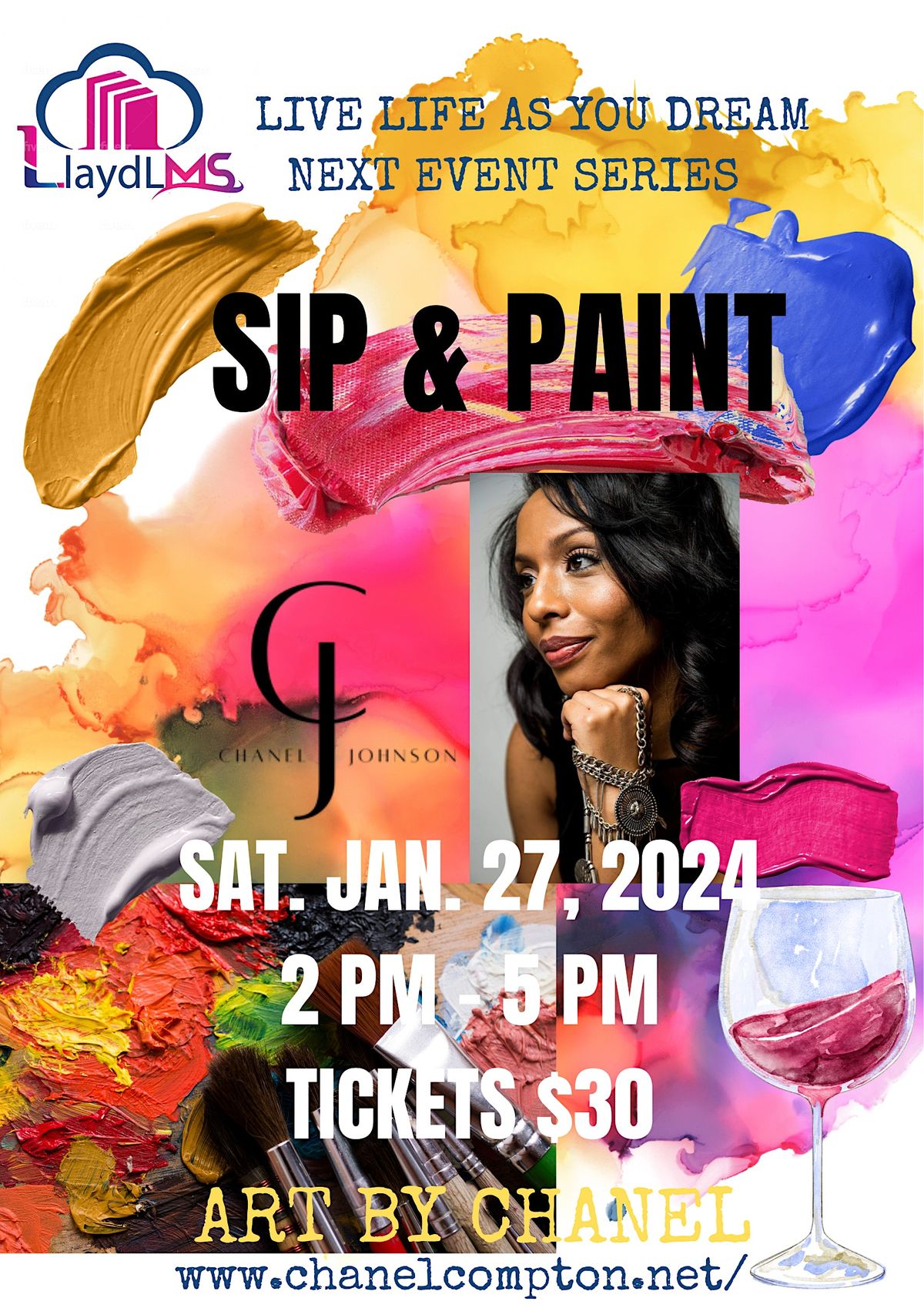 Sip and Paint with Chanel Johnson, 701 Whitelock St, Baltimore, 27 ...