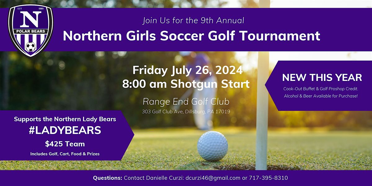9th Annual Northern Lady Bears Golf Outing, Range End Golf Club ...