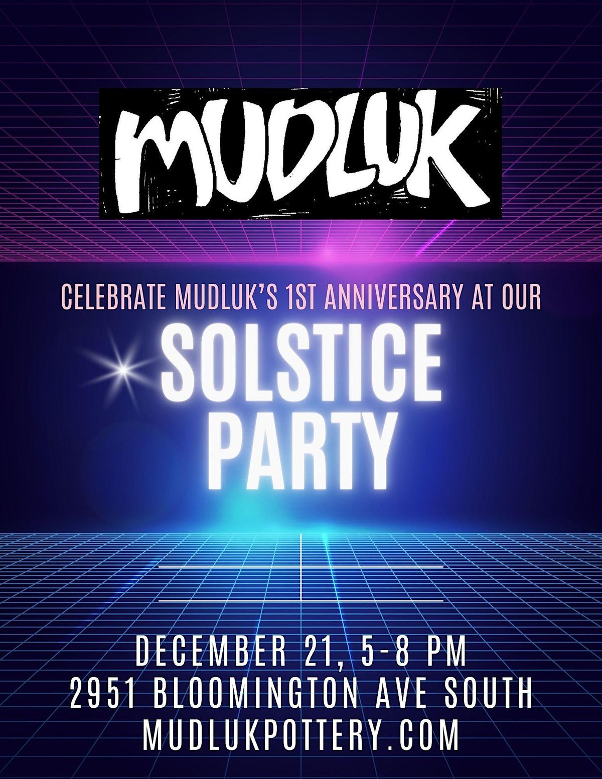Solstice Party, Mudluk Pottery, Minneapolis, 21 December 2023 | AllEvents