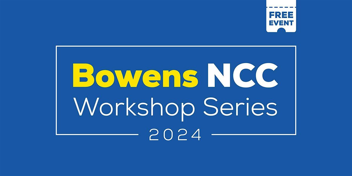 Bowens NCC Workshop Series - Port Melbourne, Bowens, Port Melbourne, 1 ...