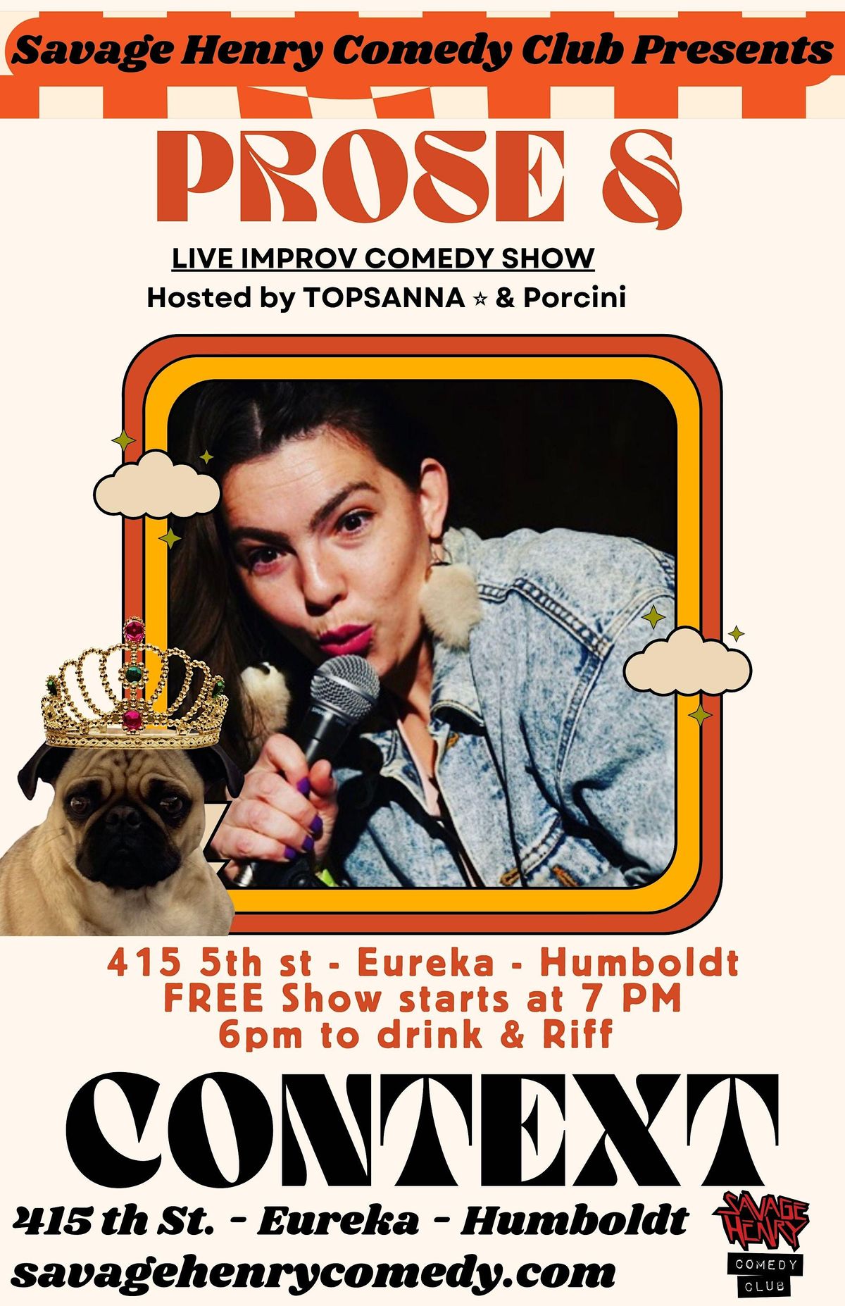 Pros and Context Free Improv Comedy Show, Savage Henry Comedy Club ...