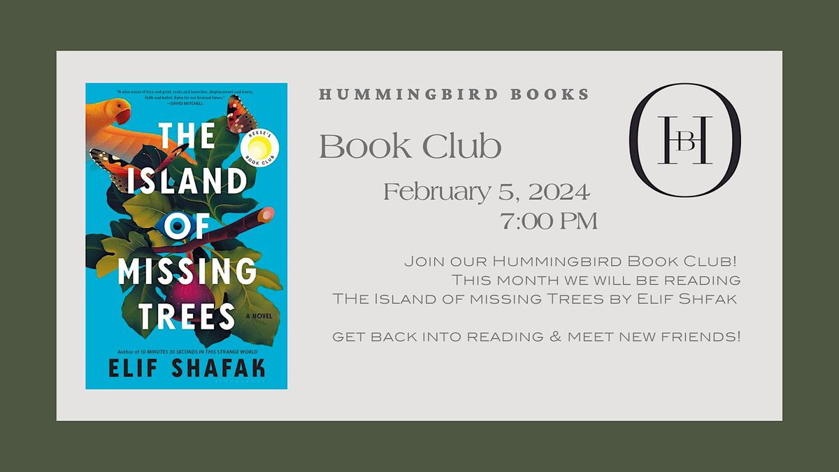 Hummingbird Books - February Book Club, Hummingbird Books, Newton ...